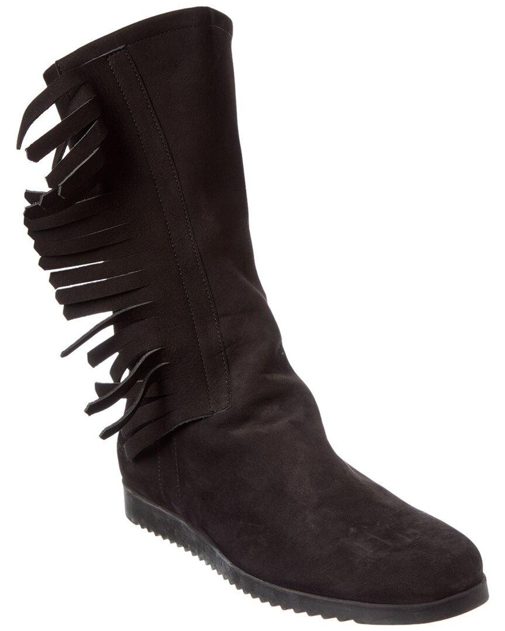 Arche Baoroo Leather Boot in Black | Lyst