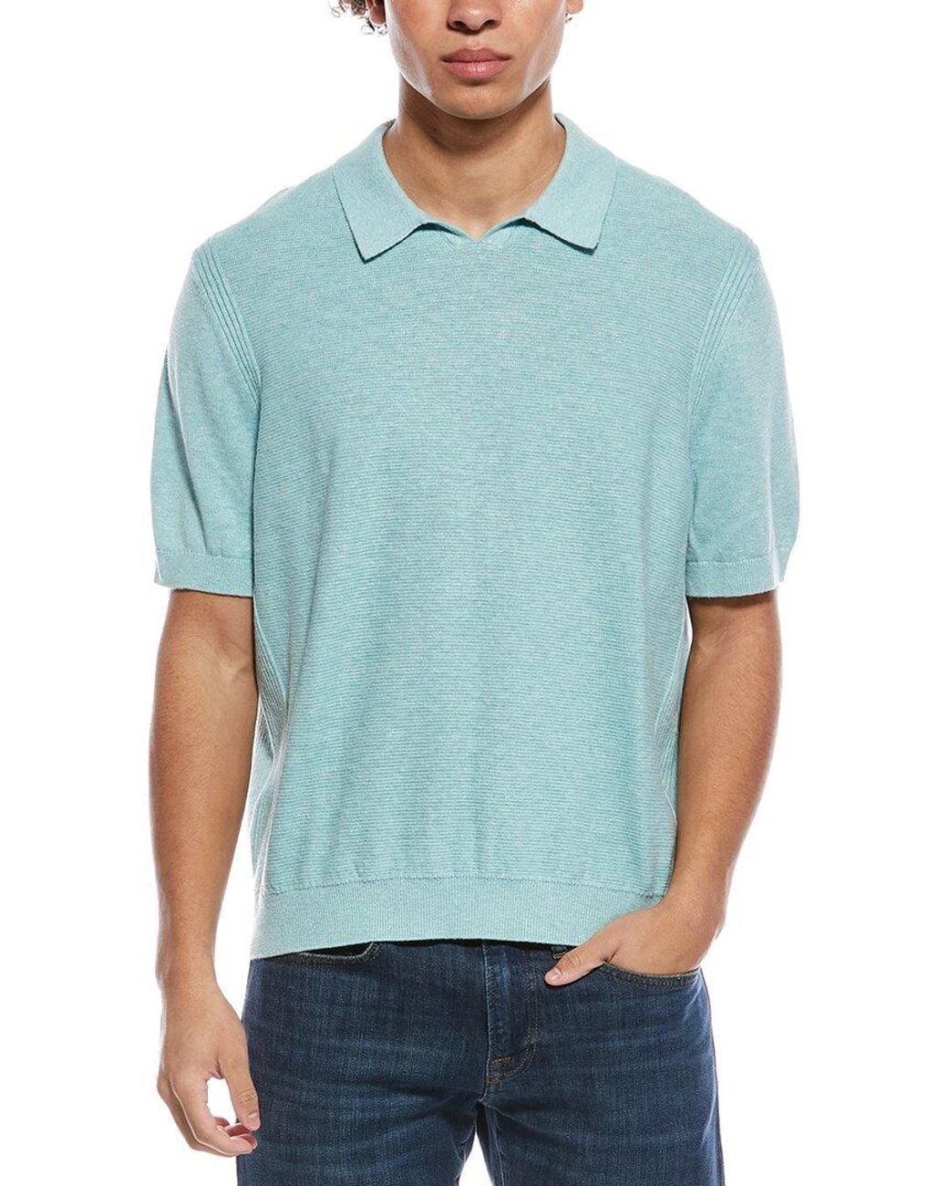 Tommy Bahama Capri Cove Linen-Blend Polo Shirt in Blue for Men | Lyst