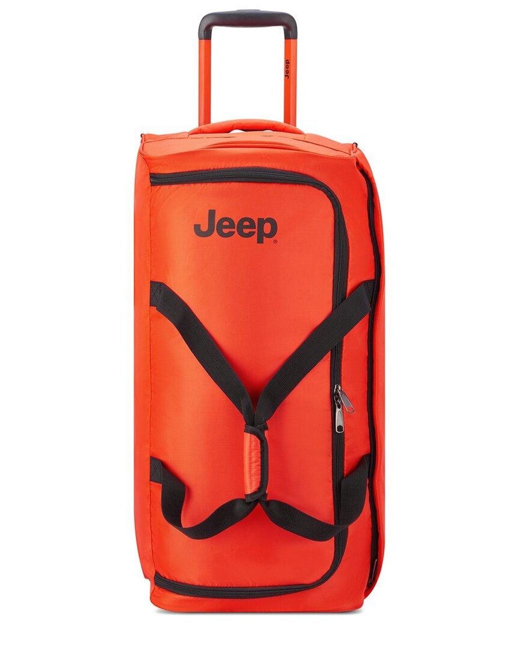 Jeep Js009d Medium Rolling Duffel Bag in Red | Lyst