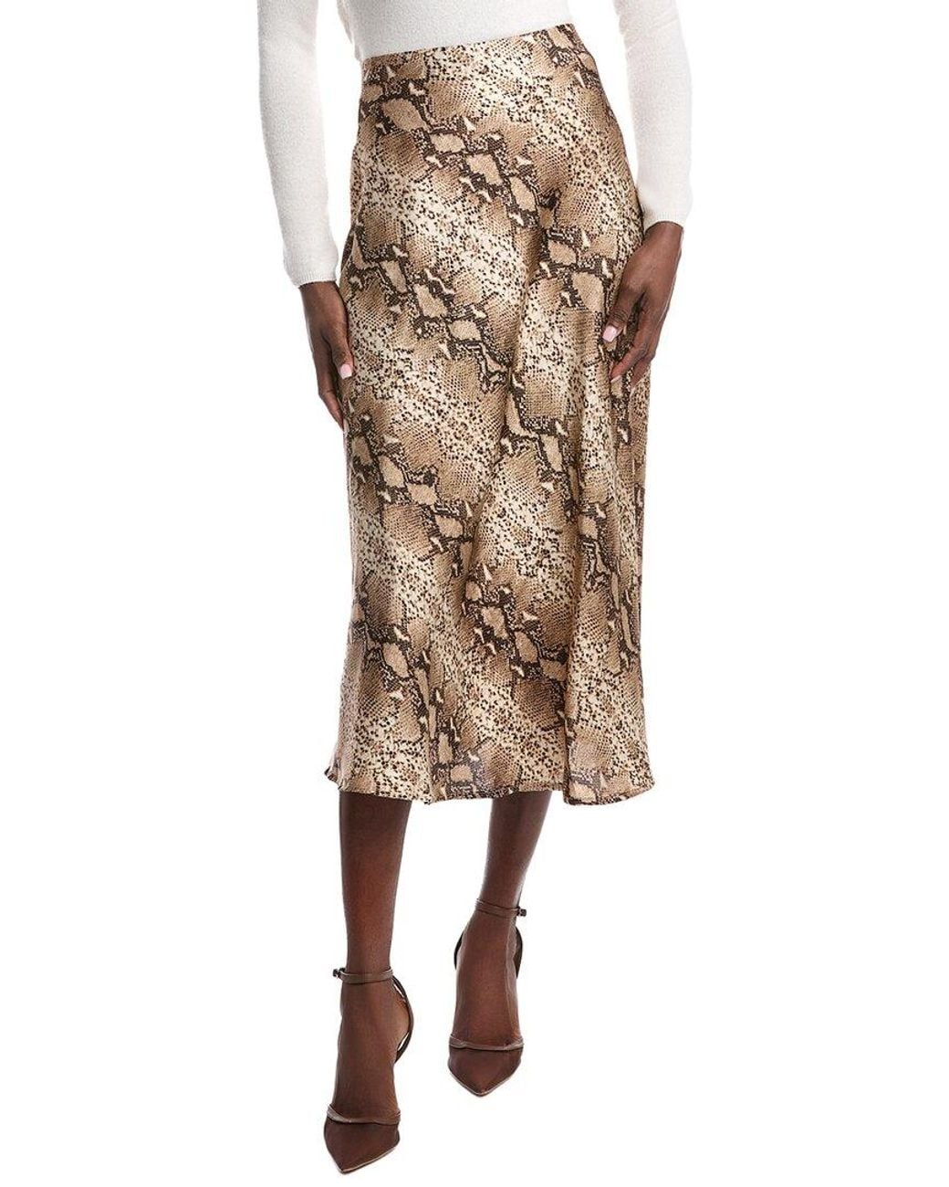 ANNA KAY Gania Skirt in Natural | Lyst UK