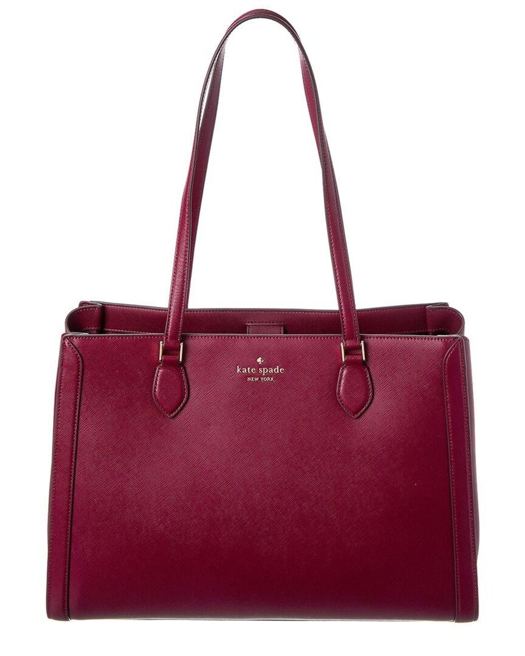 Kate Spade Madison Saffiano Leather Large East West Leather Laptop Tote ...