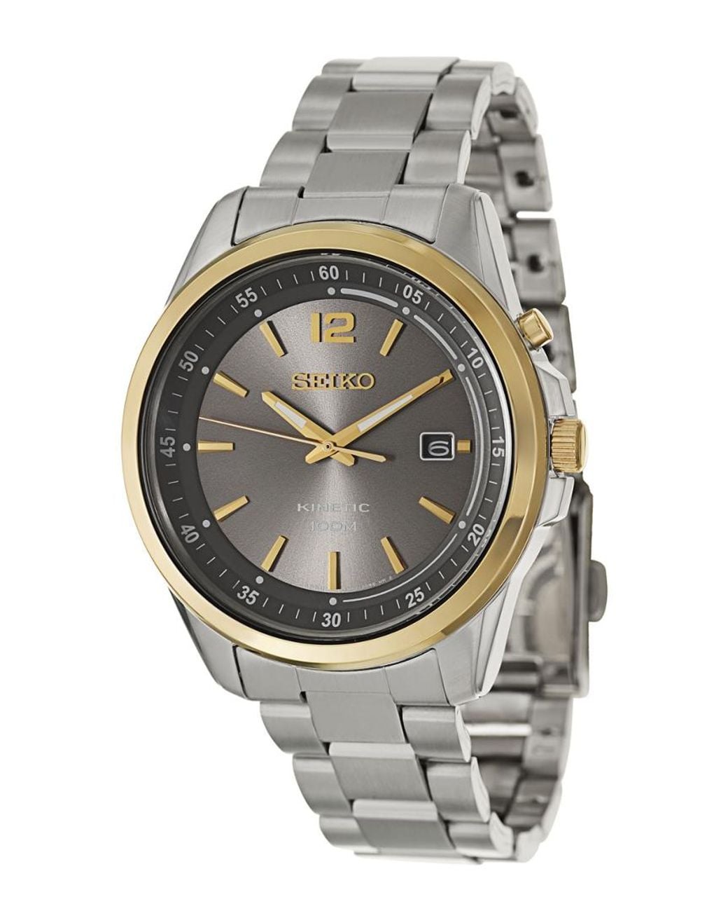 Seiko Kinetic Watch in Gray for Men | Lyst