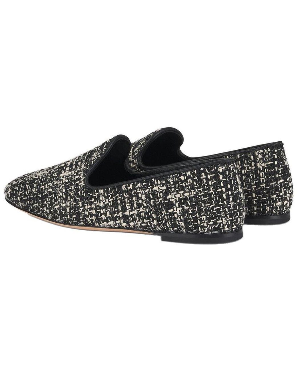 Agl Attilio Giusti Leombruni Melange Flat Loafer in Black | Lyst UK