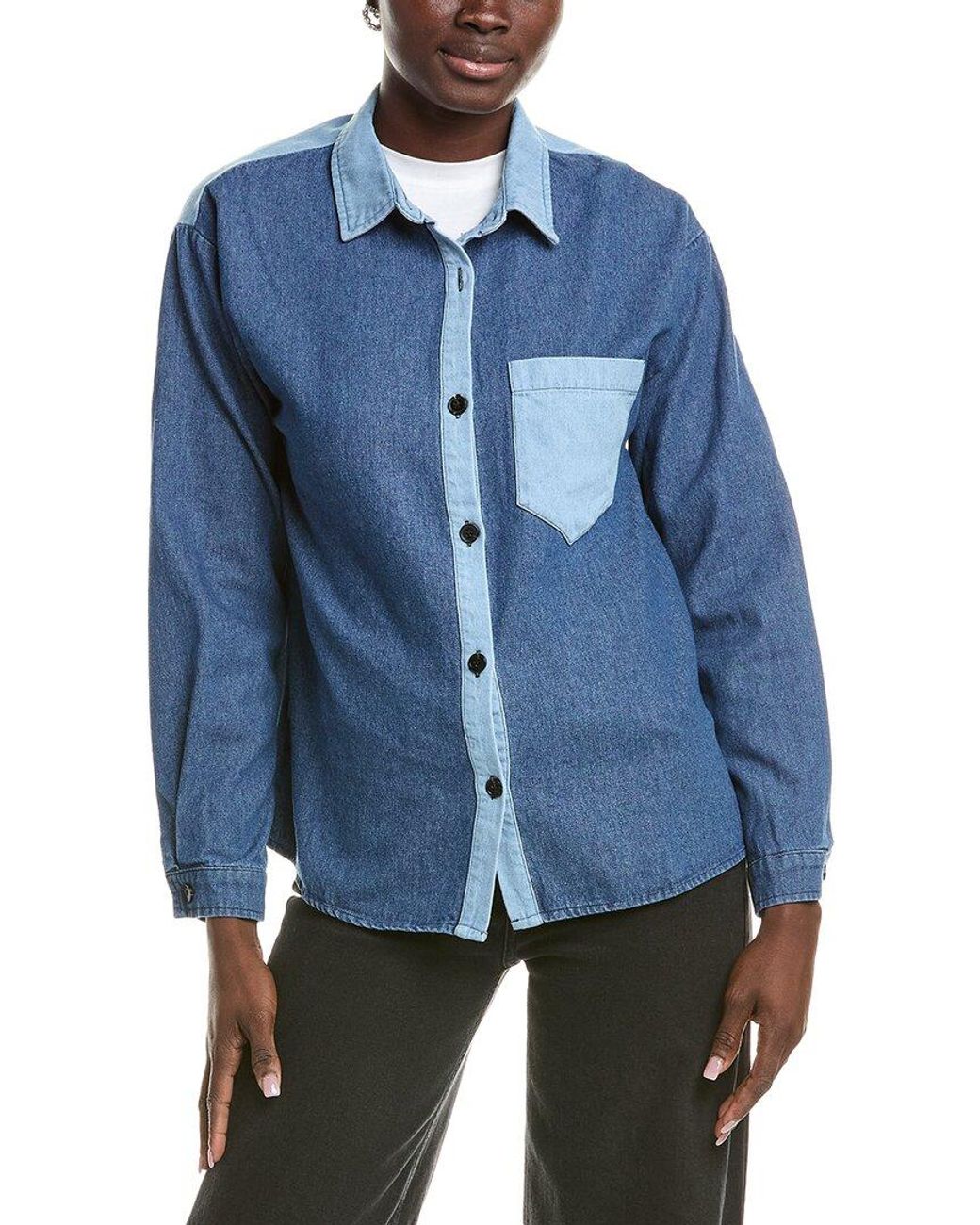 ANNA KAY Stonnia Shirt in Blue | Lyst UK