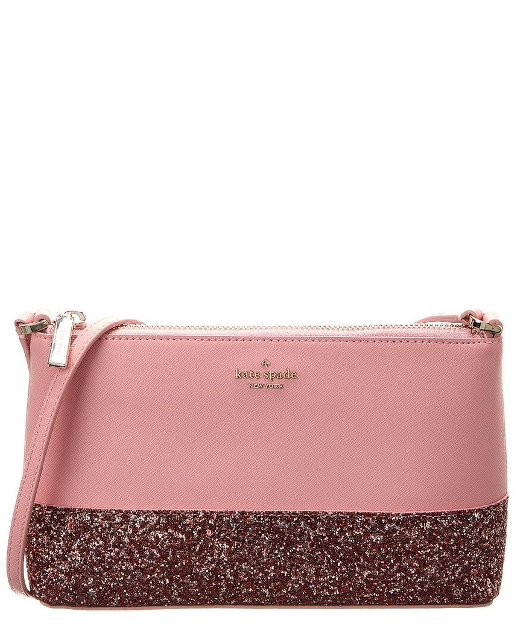 Kate Spade Flash Leather Crossbody in Pink | Lyst