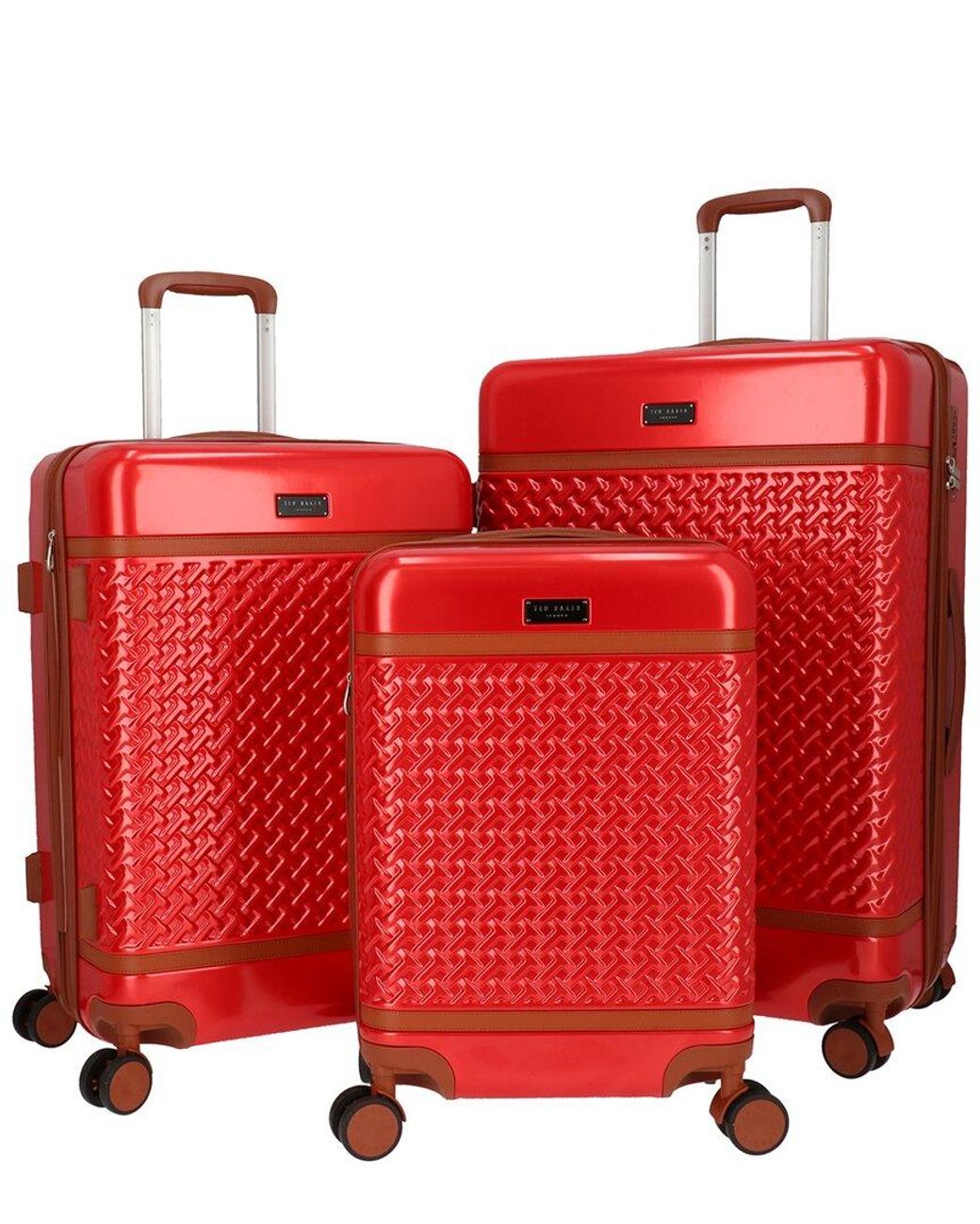 Ted Baker Bolton 3pc Expandable Luggage Set in Red | Lyst