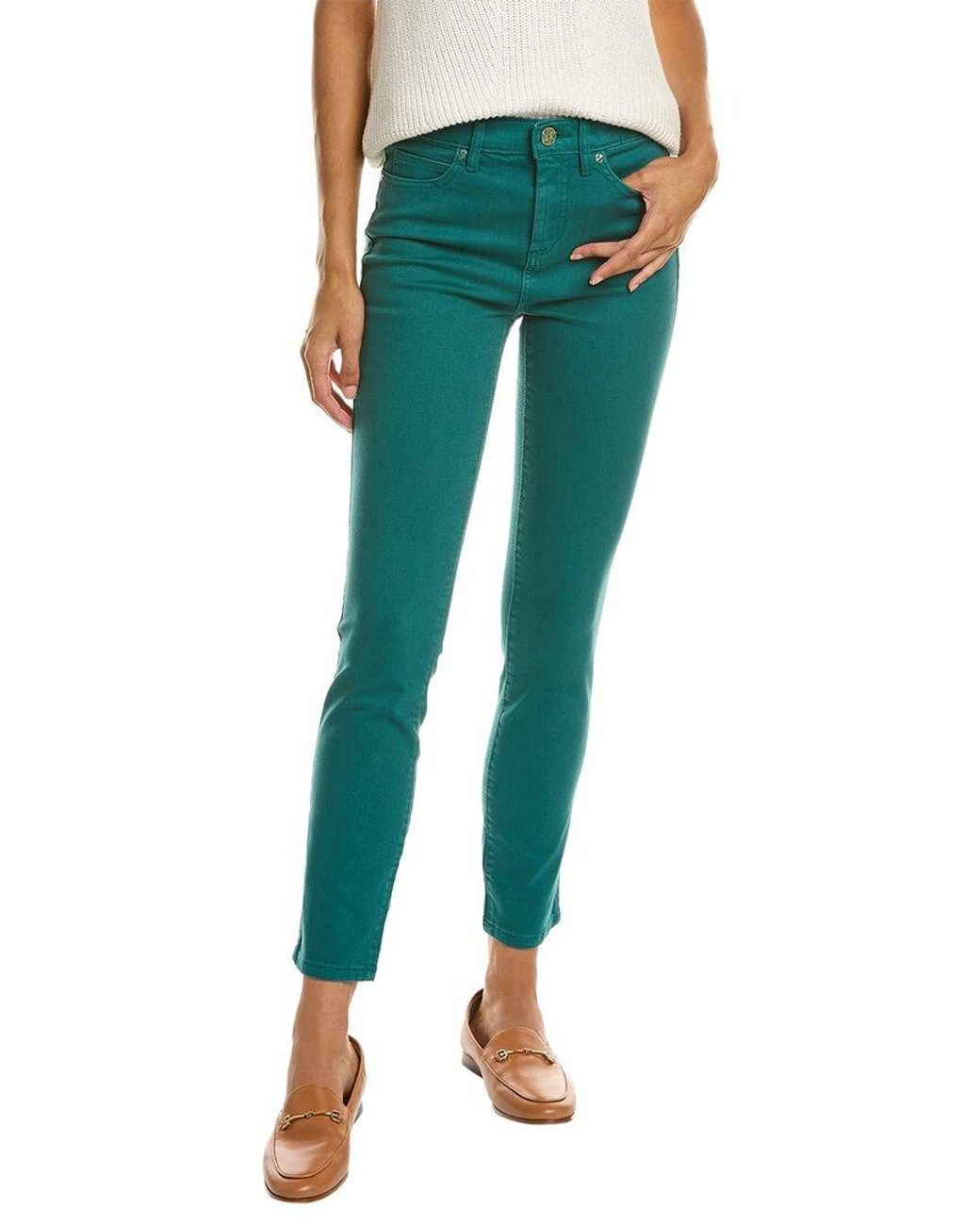Lilly Pulitzer South Ocean High-Rise Jean in Green | Lyst