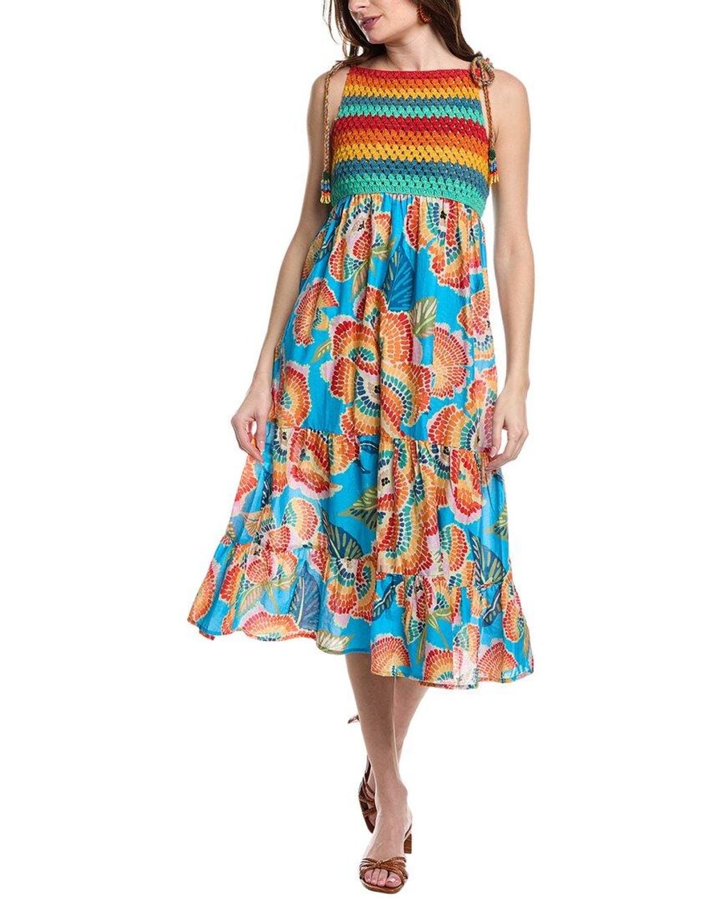 Farm Rio Crochet Dress