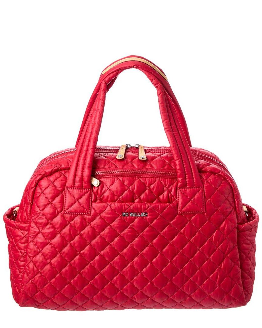 MZ Wallace Jimmy Deluxe Travel Bag in Red | Lyst