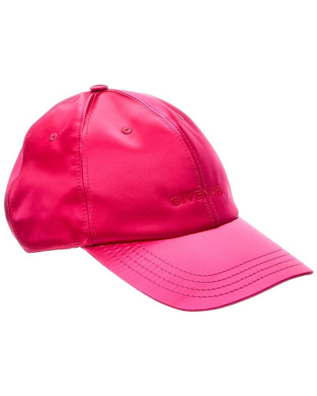 Givenchy Satin Cap in Pink | Lyst
