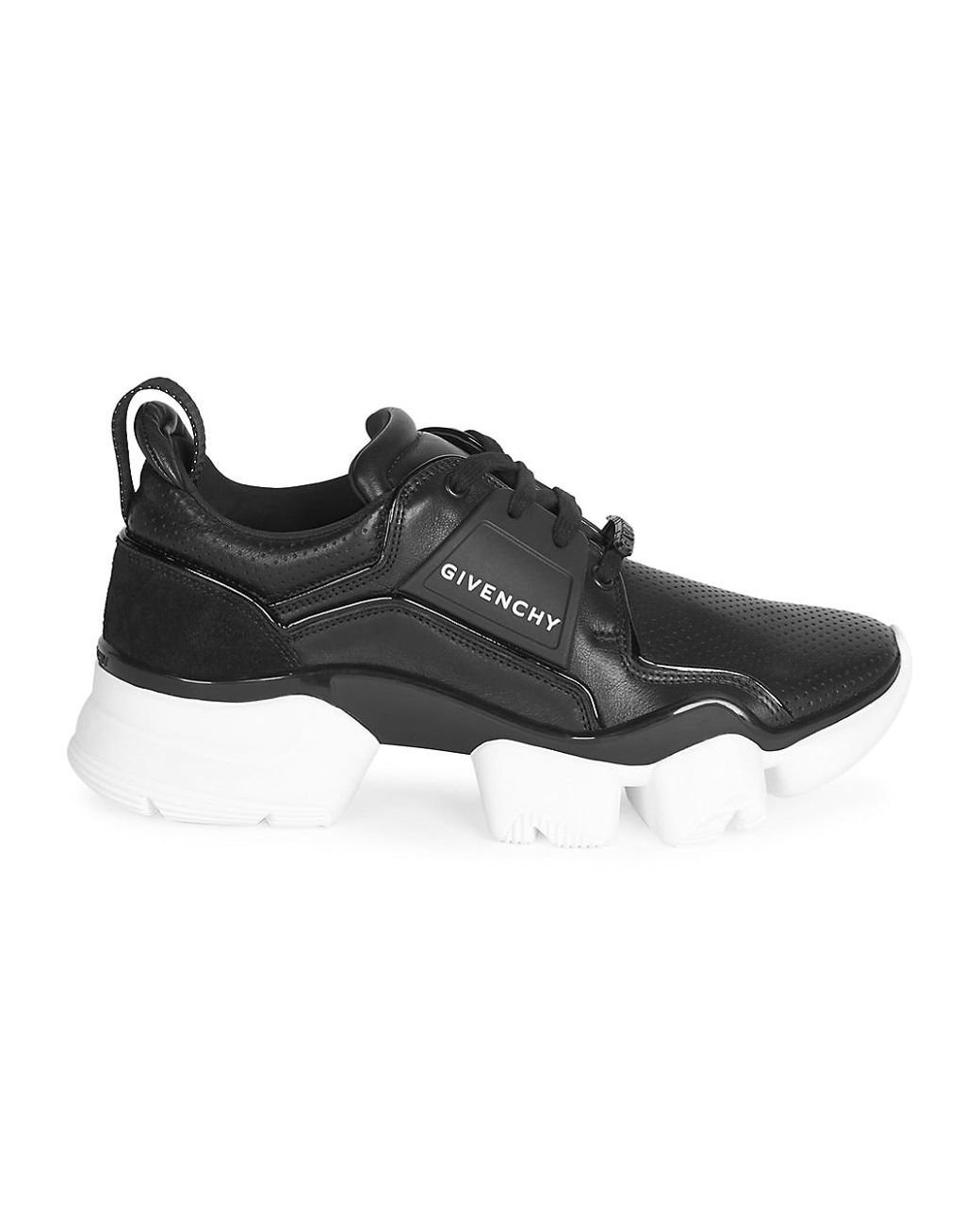 Givenchy Men's Shoes Leather Trainers Sneakers Jaw in Black for Men | Lyst