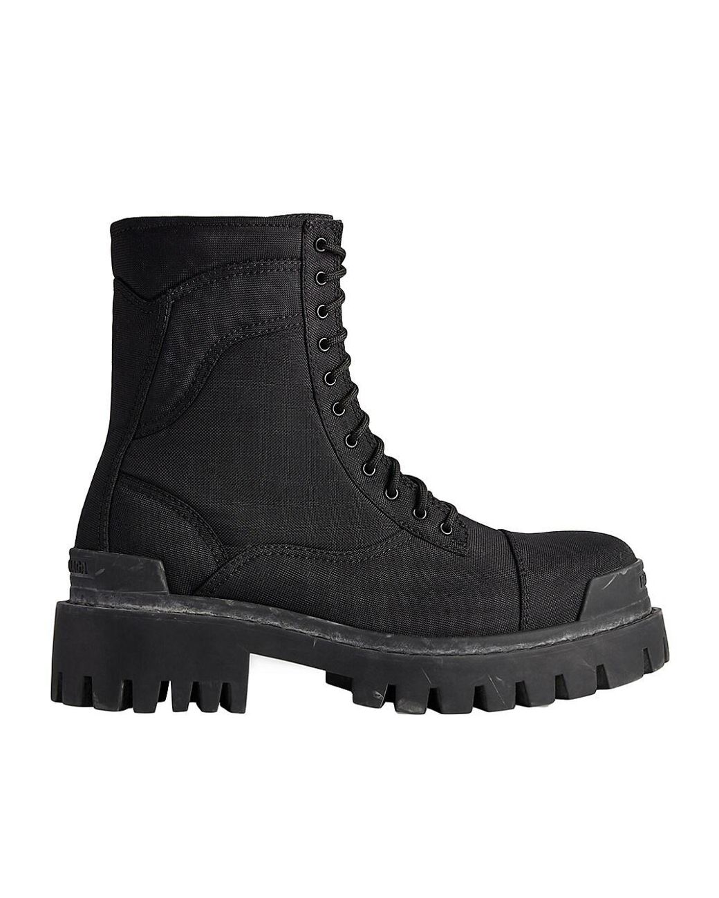 Balenciaga Combat Strike 20mm Boots in Black for Men | Lyst