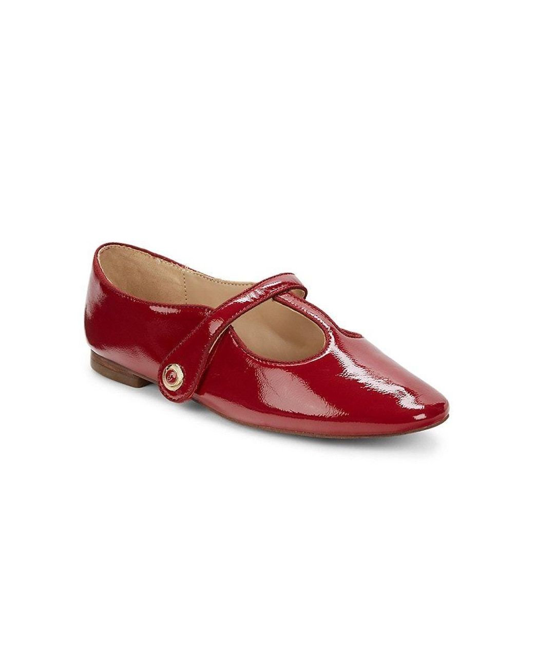 Sam Edelman Girl's Melody Square Toe Mary Jane in Red | Lyst