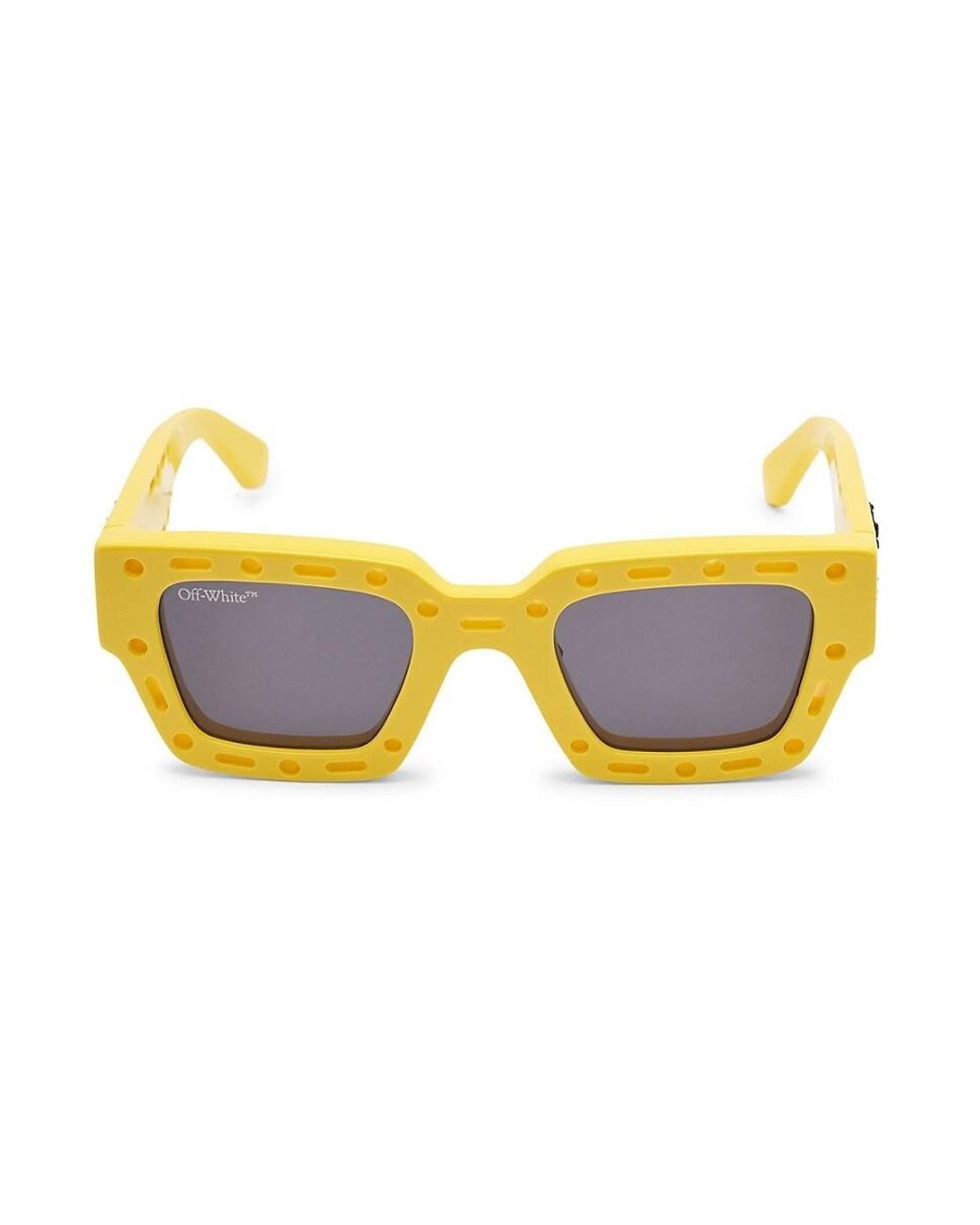 Off-White c/o Virgil Abloh Mercer Rectangular Sunglasses in Yellow ...