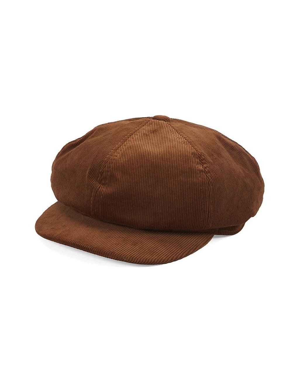 Kangol Cord Spitfire Newsboy Cap in Brown for Men | Lyst