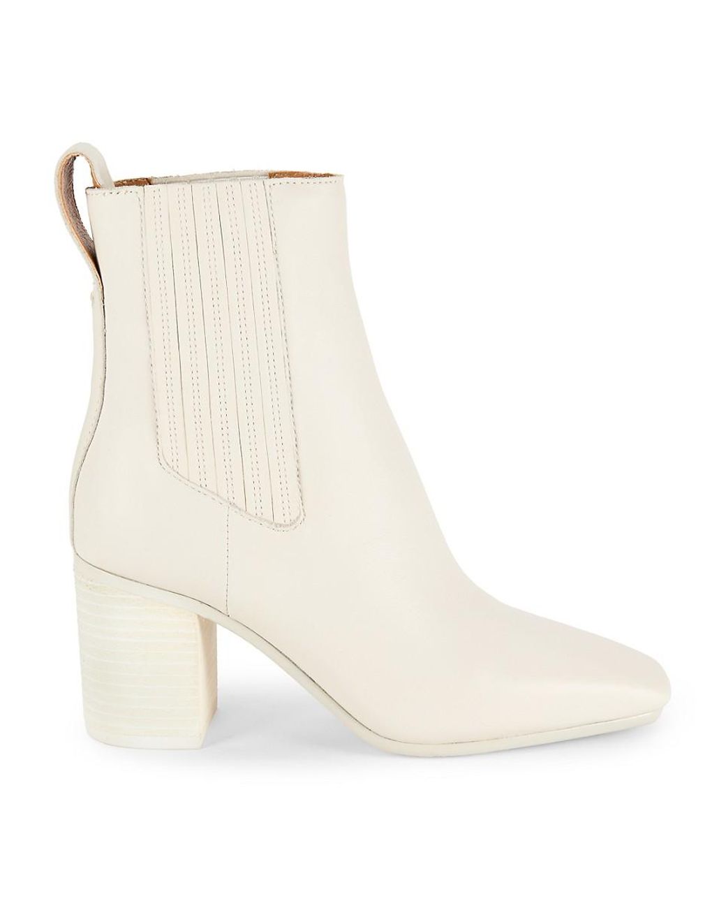 Rag & Bone Astra Chelsea Leather Ankle Boots in White | Lyst