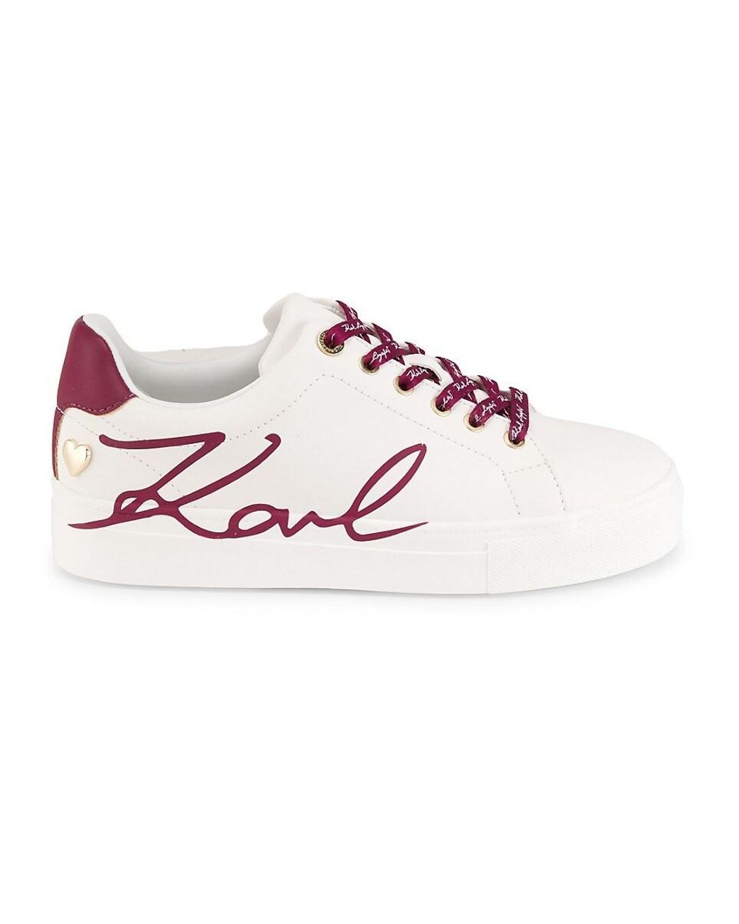 Karl Lagerfeld Candace Logo Sneakers in Metallic | Lyst