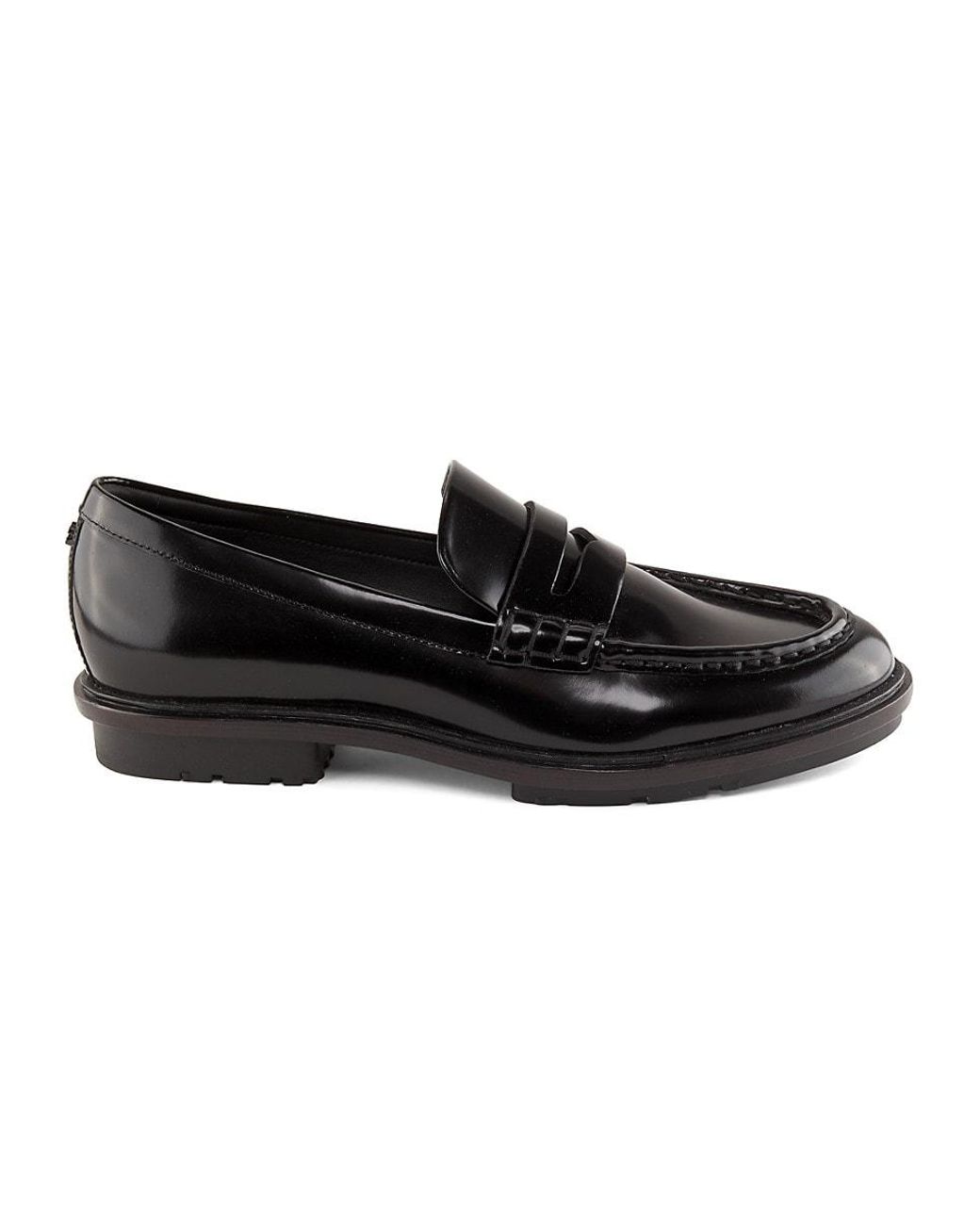Jonathan Simkhai Harper Leather Lug Loafers in Black | Lyst