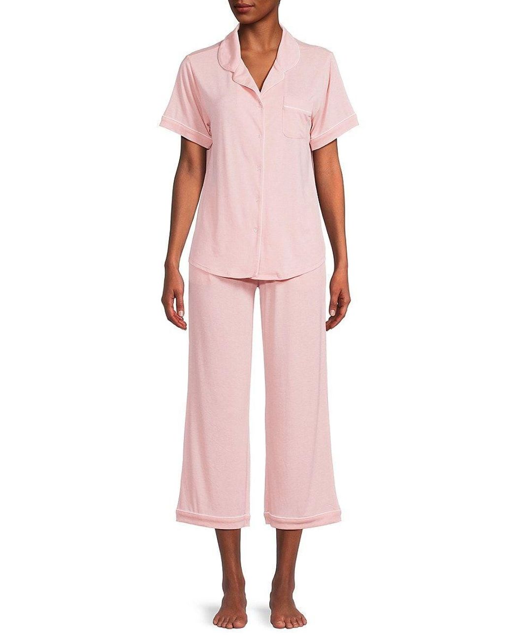 Flora Nikrooz Annie 2 Piece Capri Pajama Set In Pink Lyst