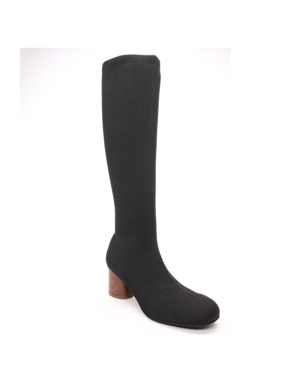 Sanctuary Ronnie Tall Shaft Stretch Boot Black | Lyst