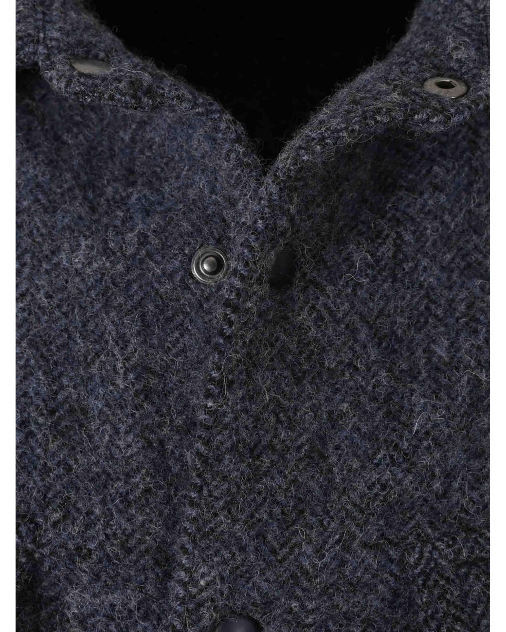 Santa Eulalia Over Shirt Wool in Blue for Men | Lyst UK