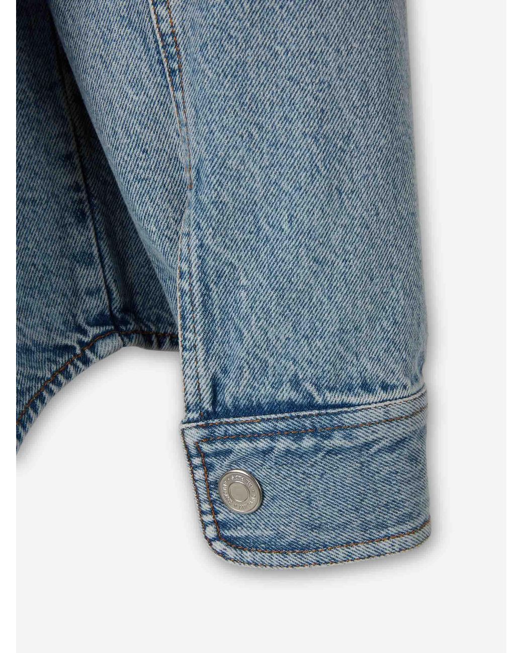 Ami Paris Denim Overshirt in Blue | Lyst UK