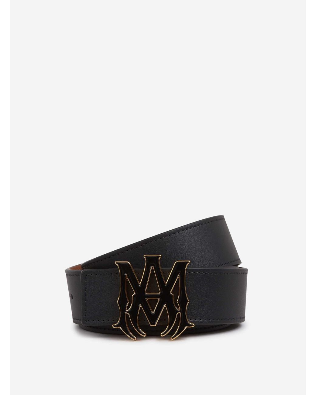 Amiri Reversible Logo Belt in Black for Men | Lyst