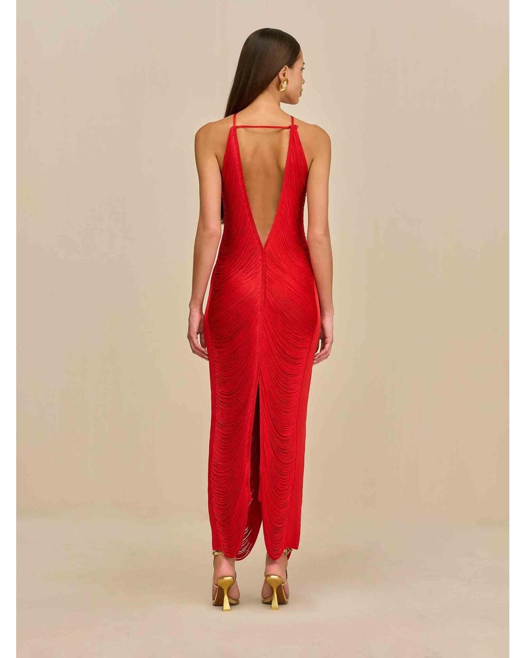 Cult Gaia Red Dress