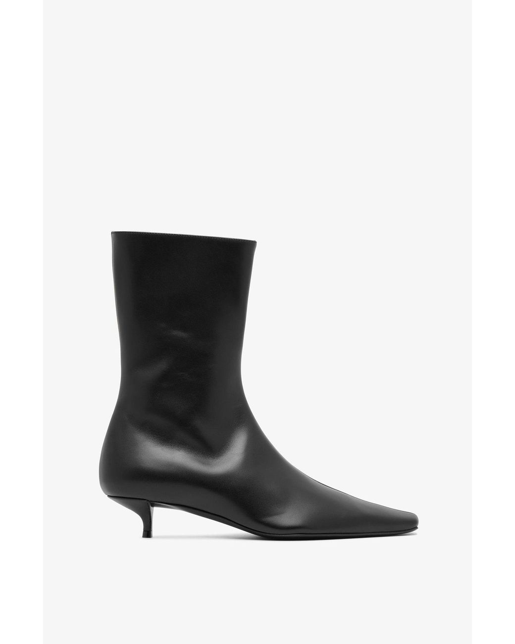 The Row Shrimpton Black Ankle Boots | Lyst