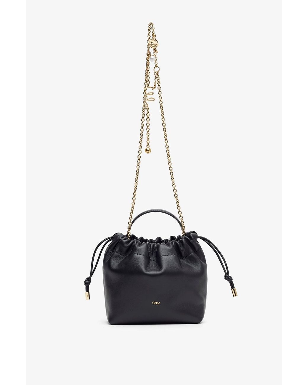 Chloé Chloe Icons Mini Black Shoulder Bag | Lyst