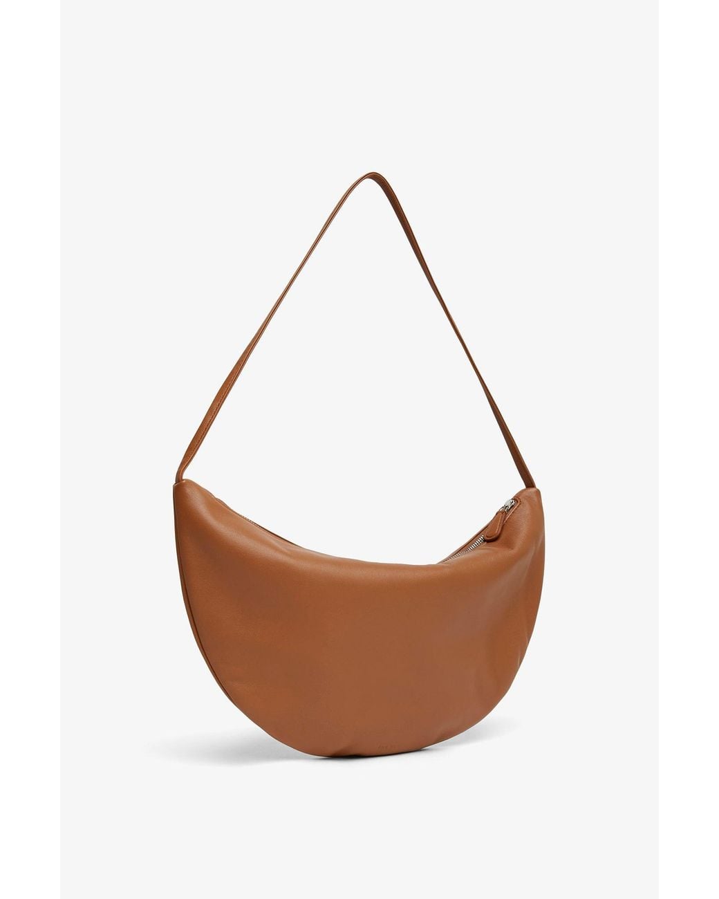The Row Small Izzy Tan Shoulder Bag in White | Lyst UK
