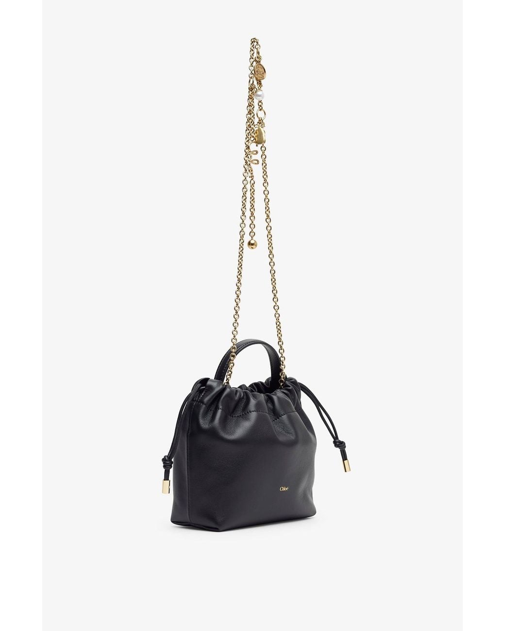 Chloé Chloe Icons Mini Black Shoulder Bag | Lyst