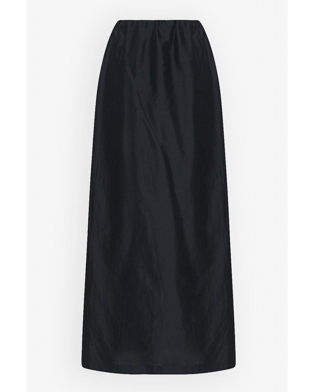 The Row Saul Black Silk Cotton Skirt | Lyst