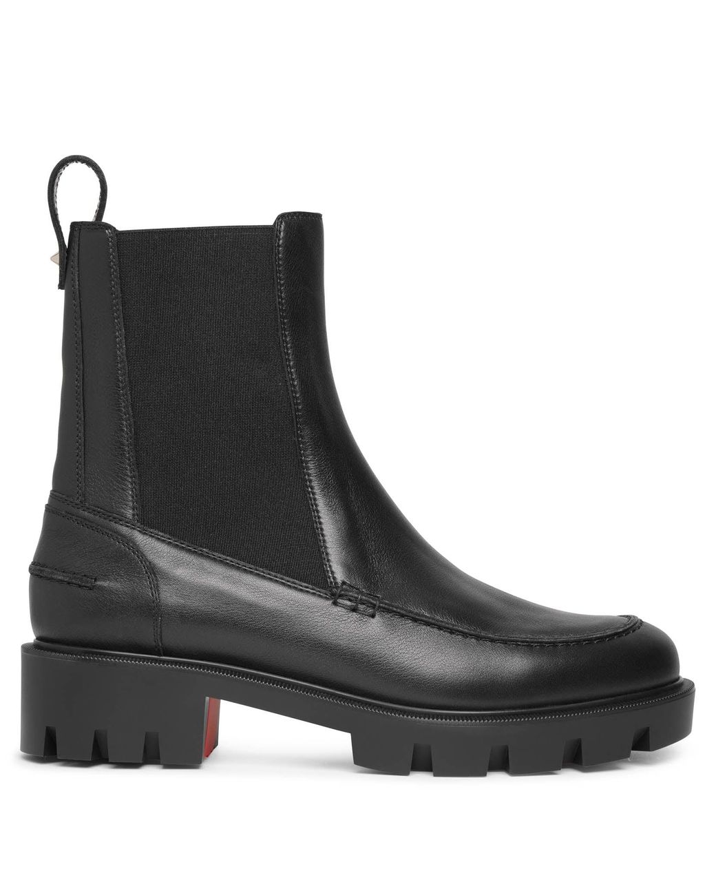 Christian Louboutin Glorina Leather Chelsea Boots In Black Lyst