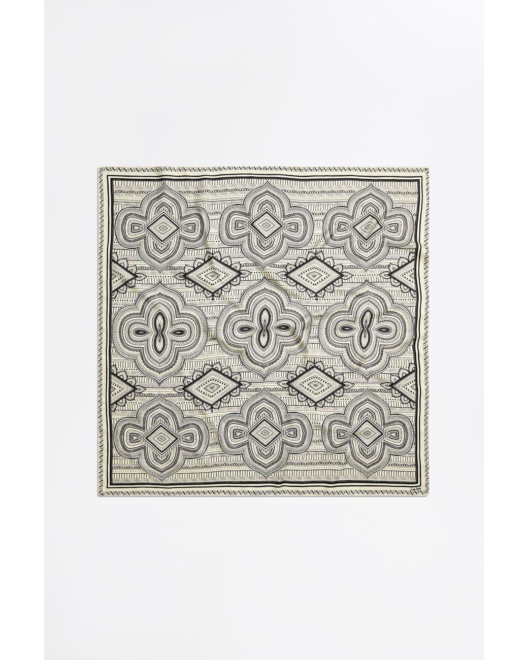 Scanlan Theodore Silk Ottoman Scarf in Gray | Lyst
