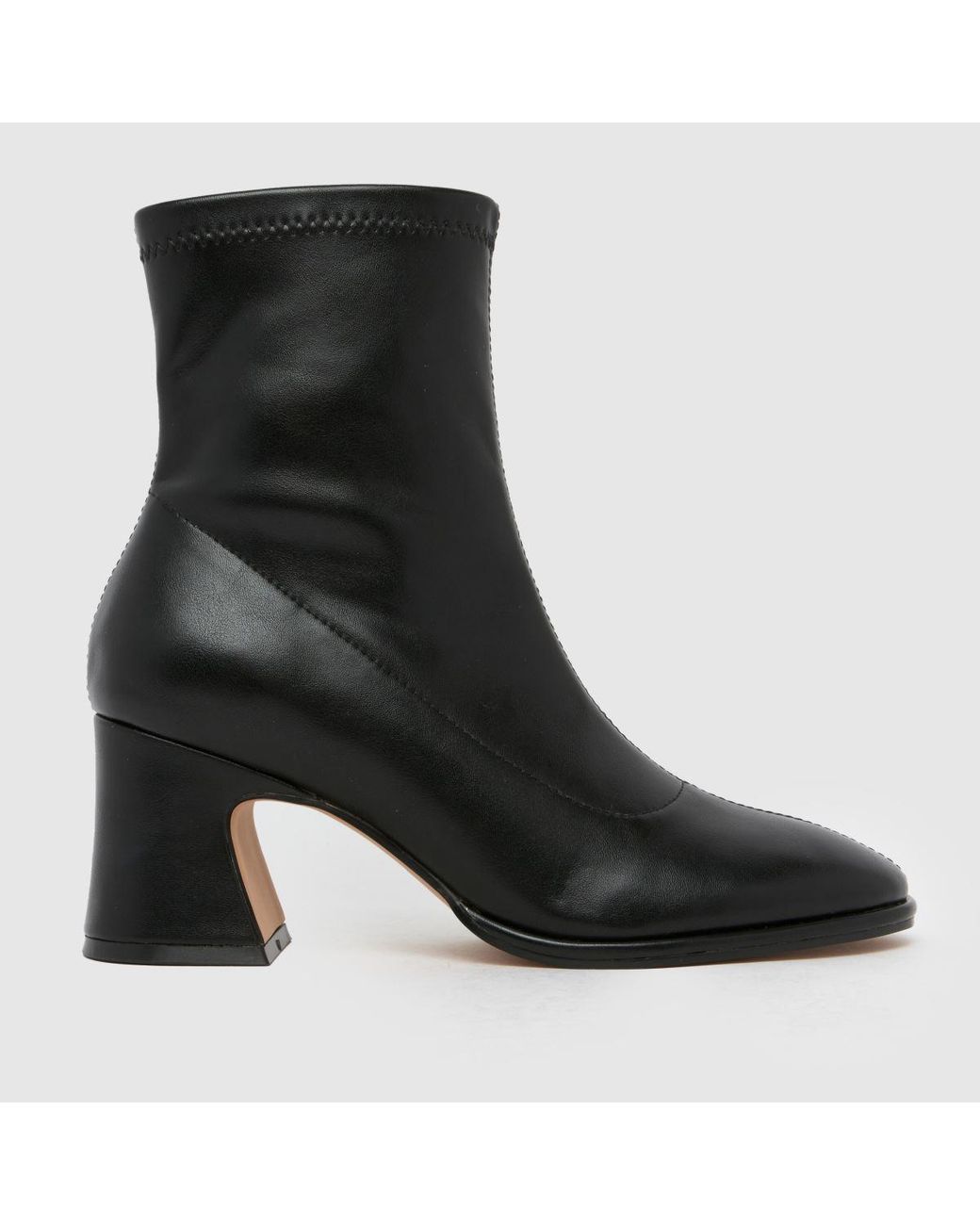 schuh Brenna Sock Boots in Black | Lyst UK