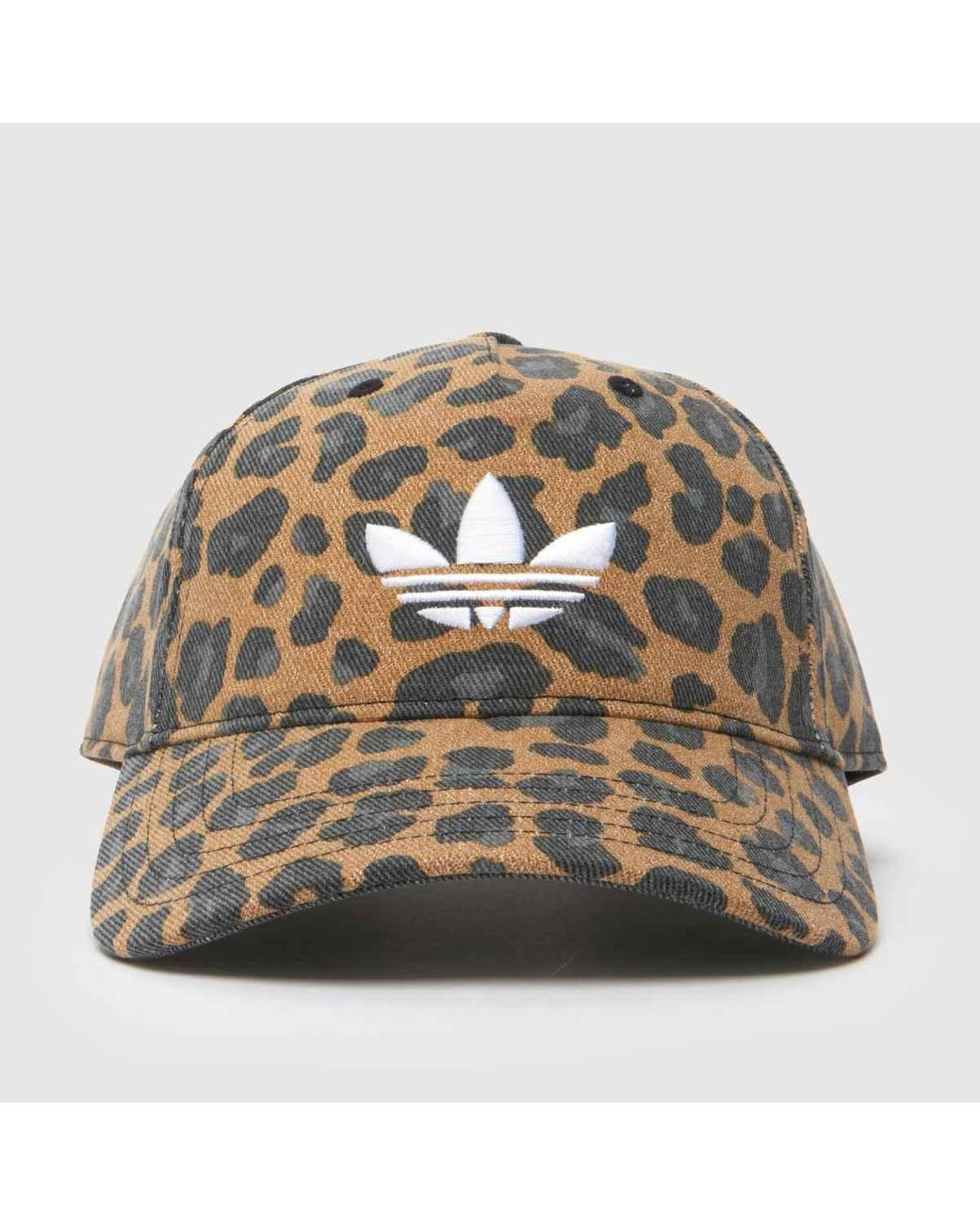 adidas Leopard Baseball Cap in Metallic | Lyst UK