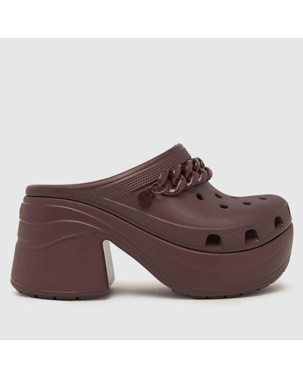 Crocs™ Classic Siren Chain Clog Sandals in Brown | Lyst UK