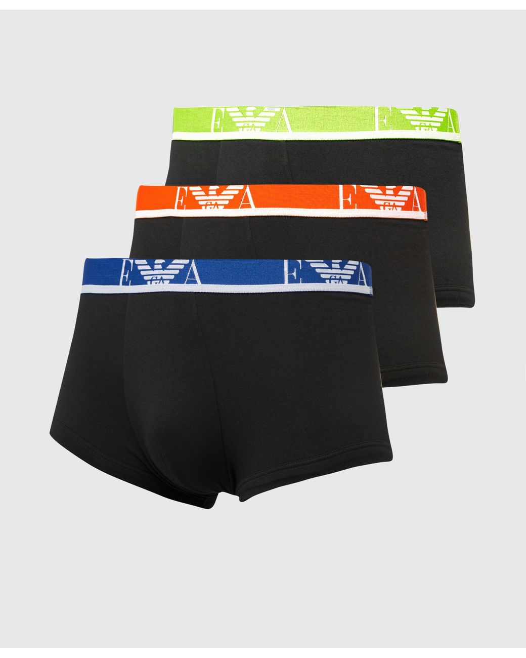 Emporio Armani 3 Pack Boxer Shorts For Men Lyst