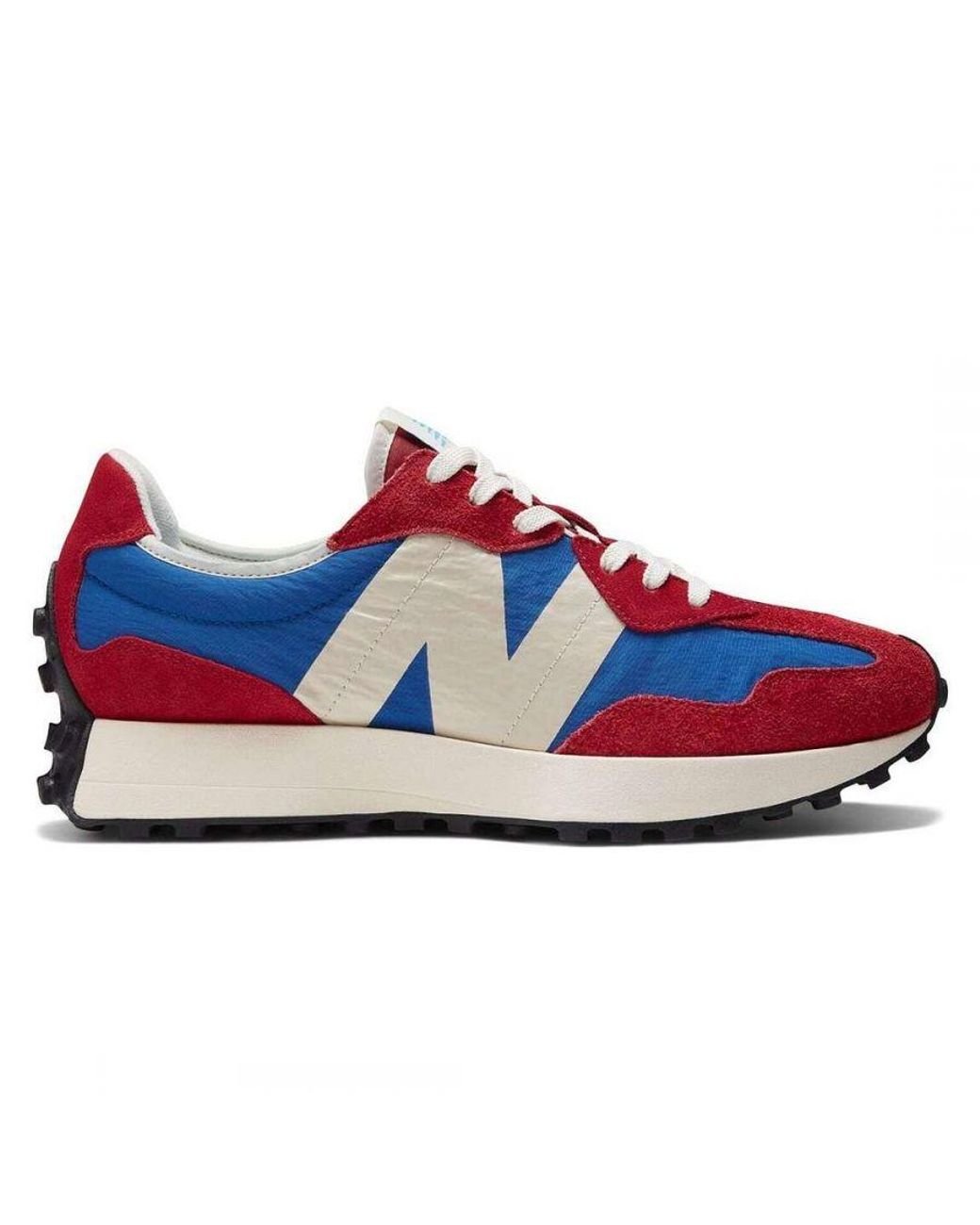 New Balance 327 Red/blue Trainers for Men | Lyst UK