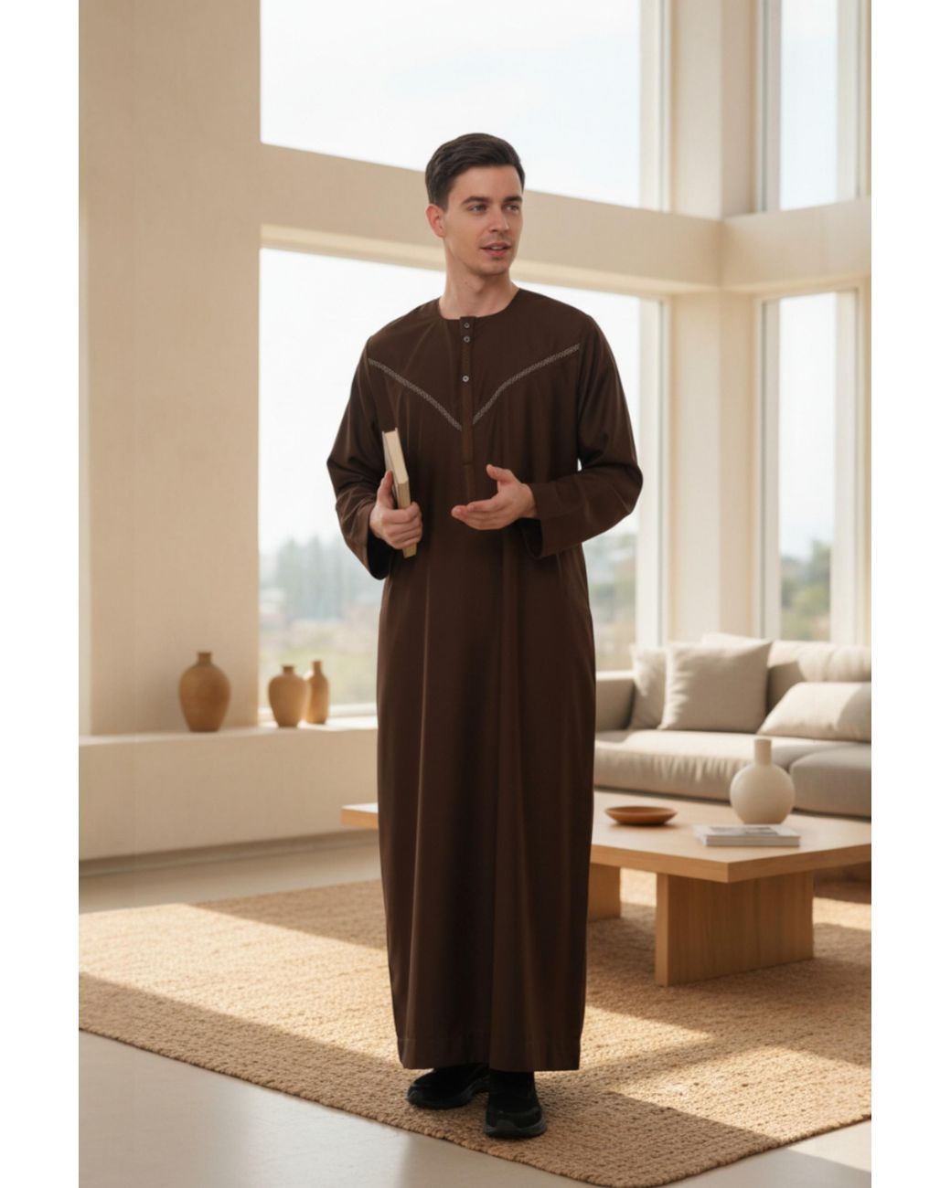 Thobez Eid Moroccan Thobe Robe Djellaba Ramadan Eid Jubba Lfs- Hm10 in ...