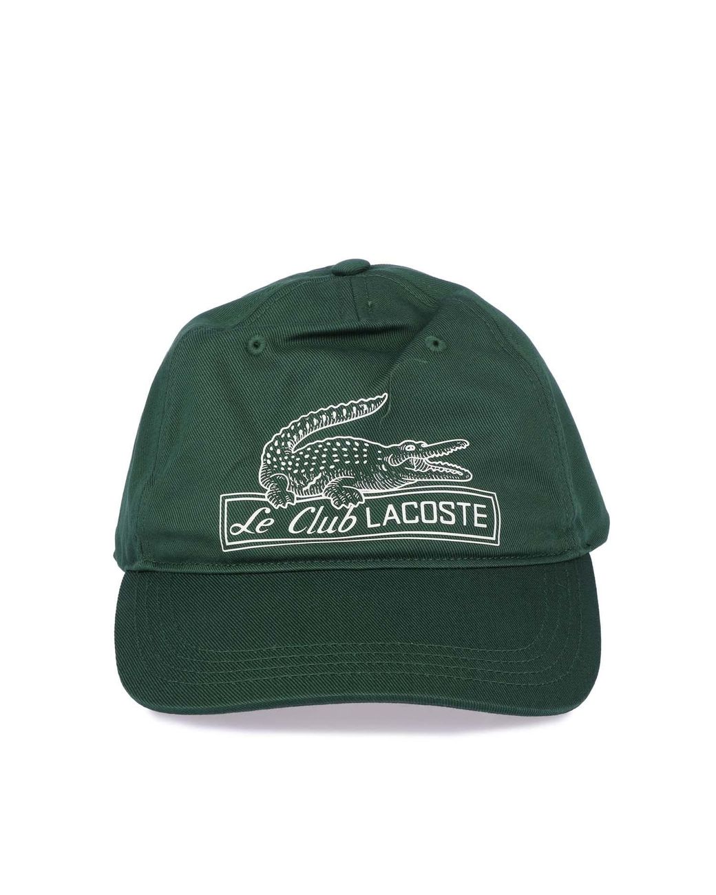Lacoste Accessories Vintage Croc Printed Cap in Green | Lyst UK