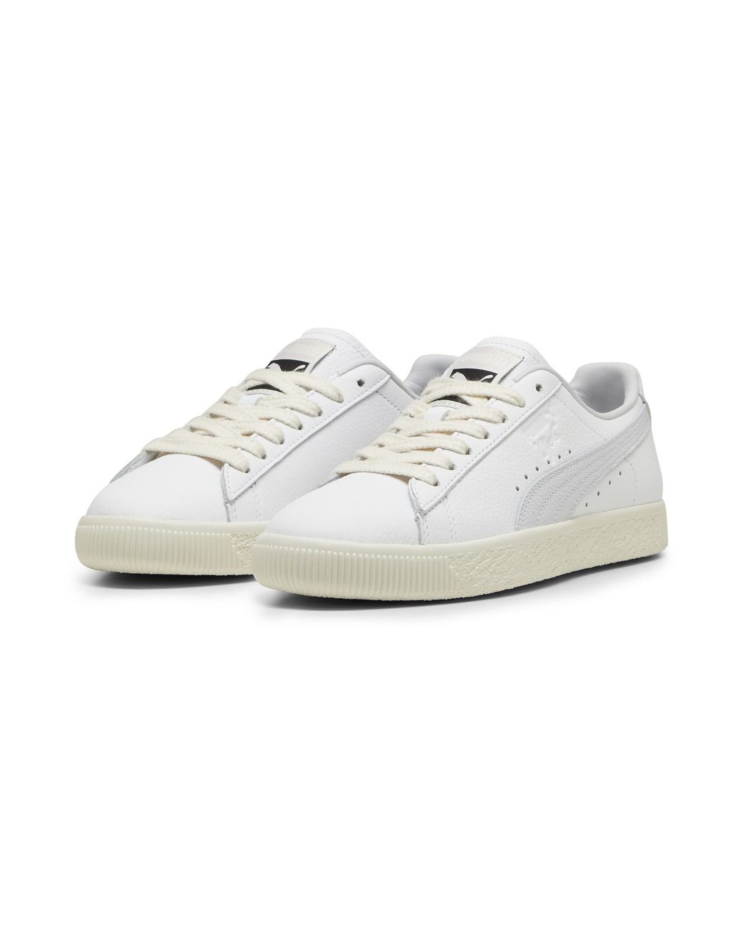 Puma clyde white leather store