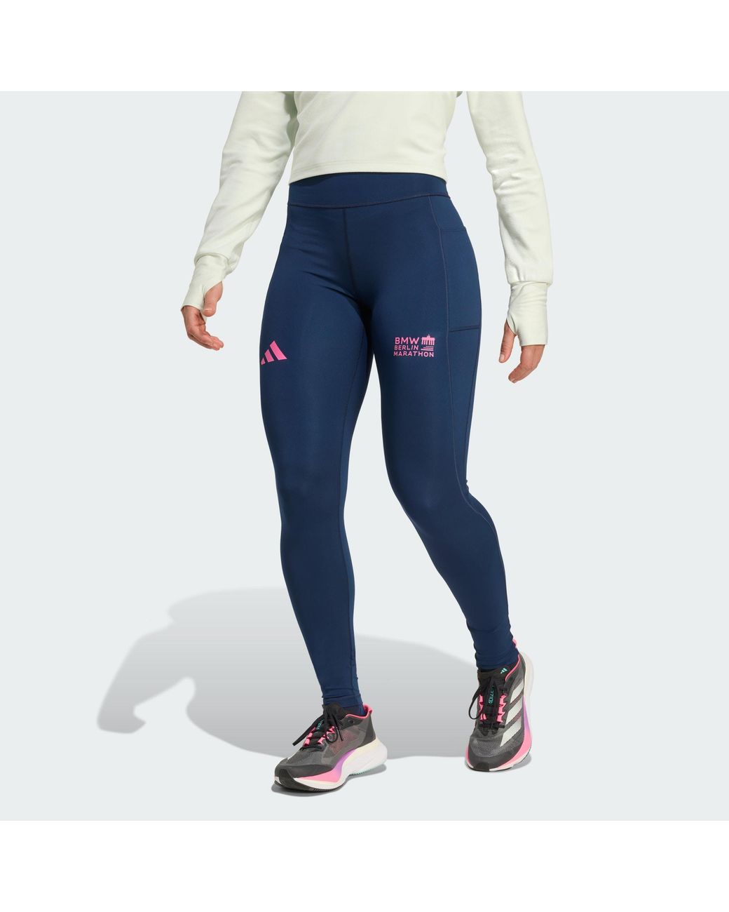adidas Originals Bmw Berlin-Marathon 2025 Long Tight in Blue | Lyst UK
