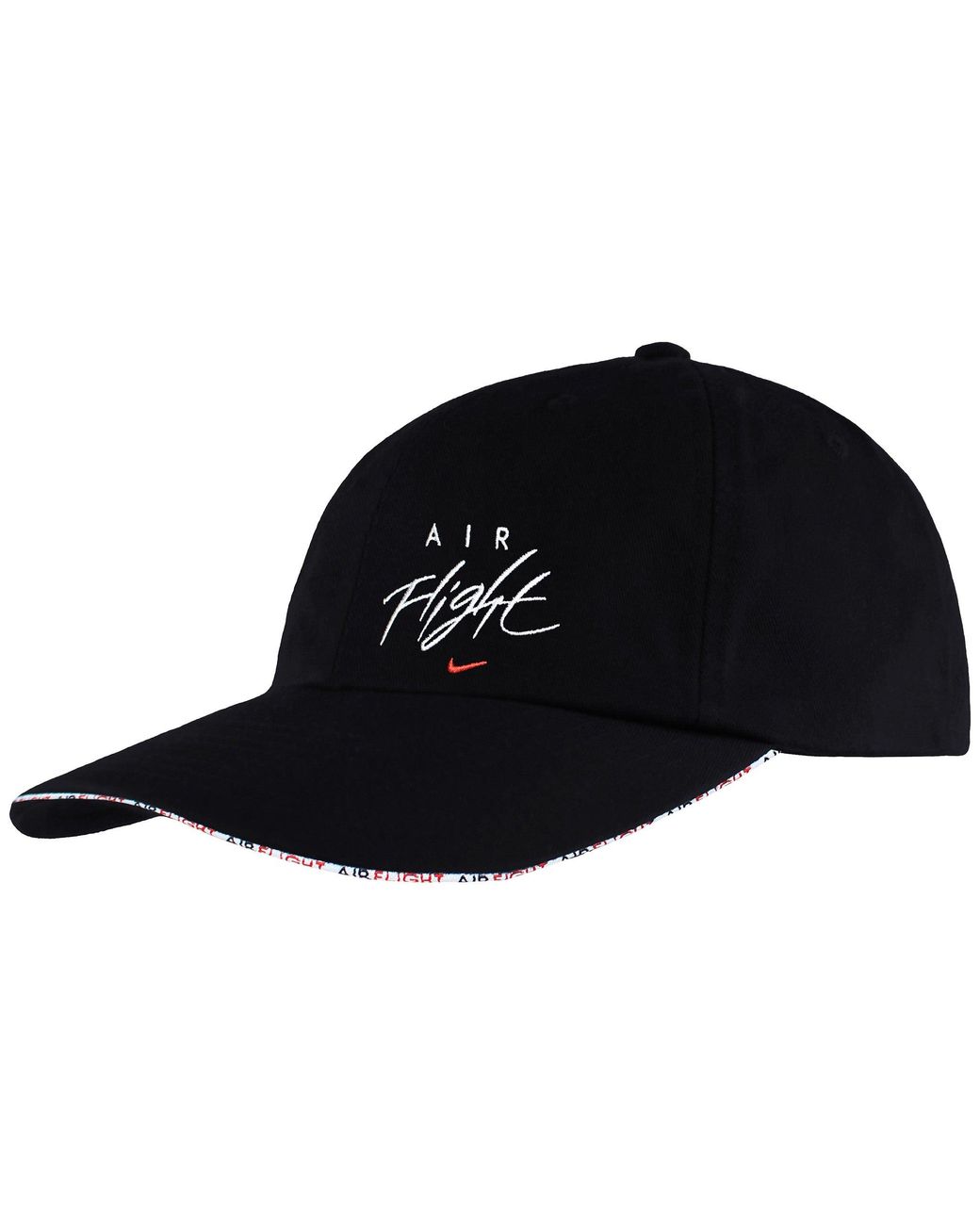 Nike Air Flight Logo Cap in Black for Men | Lyst UK