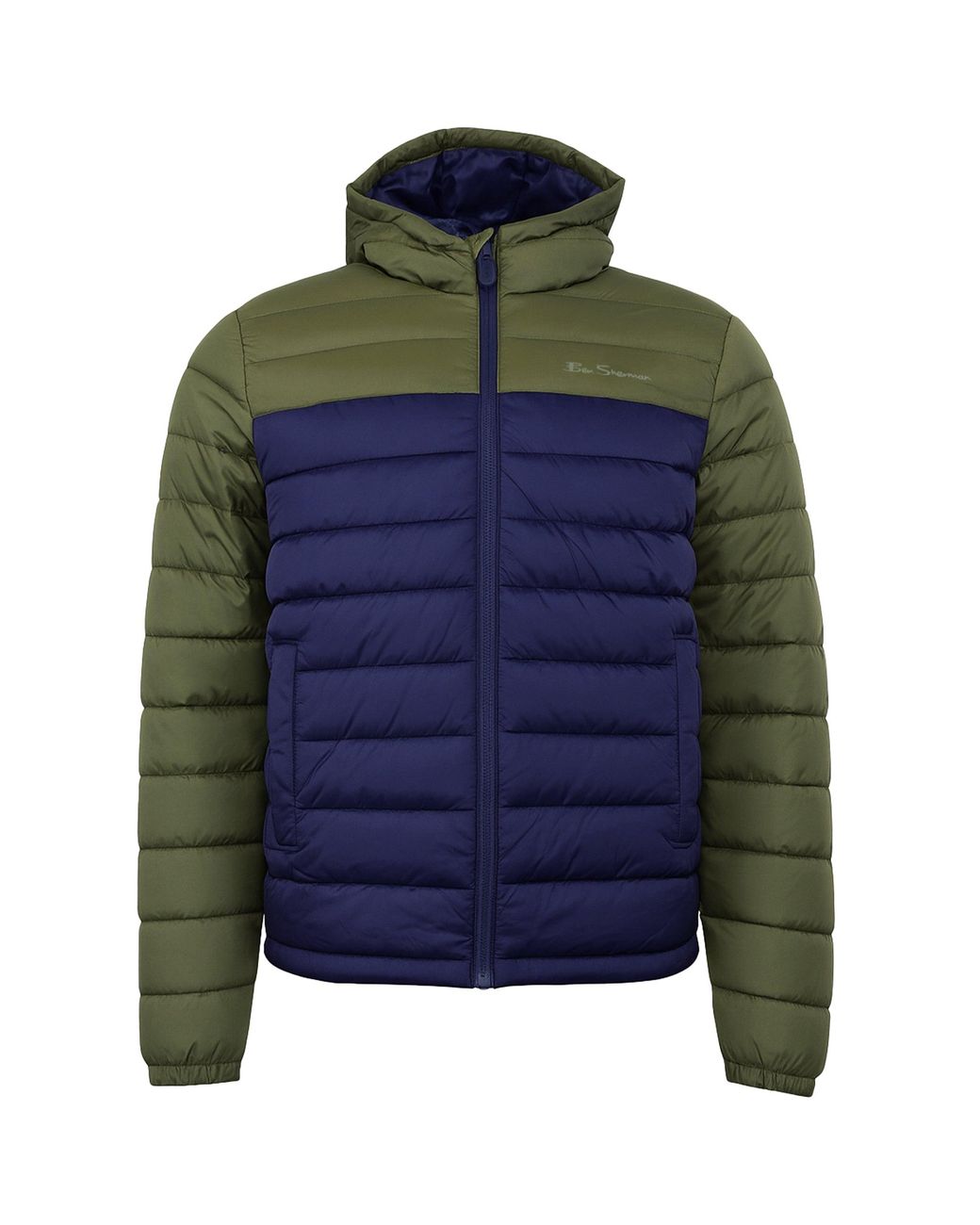 Ben Sherman Signature Padded Jacket in Blue for Men | Lyst UK