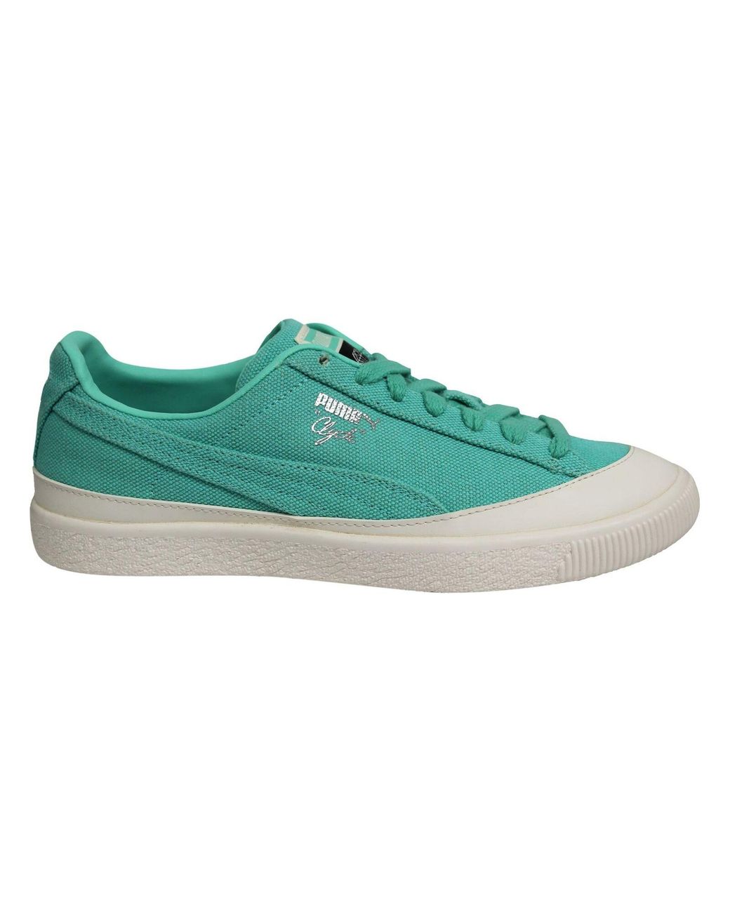 PUMA Clyde X Diamond Supply Co Textile Low Lace Up Trainers 365651 01 ...