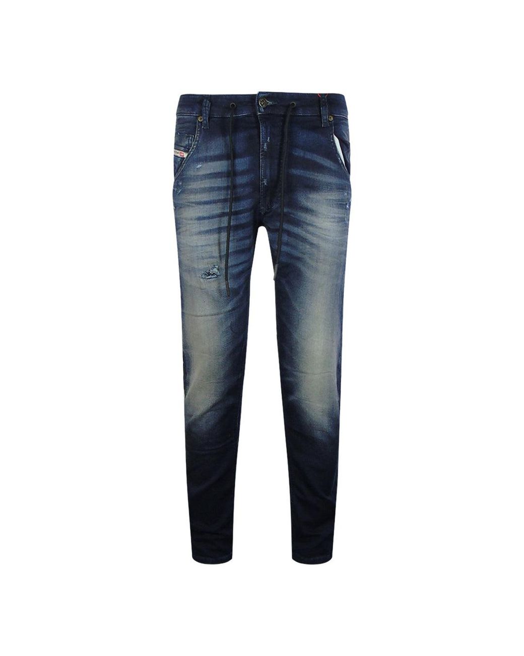 DIESEL Krooley-Y-Ne Dark Jogg Jeans Cotton in Blue for Men | Lyst UK