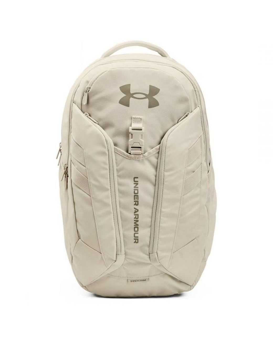 Under Armour Hustle Pro Beige Backpack in White for Men | Lyst UK