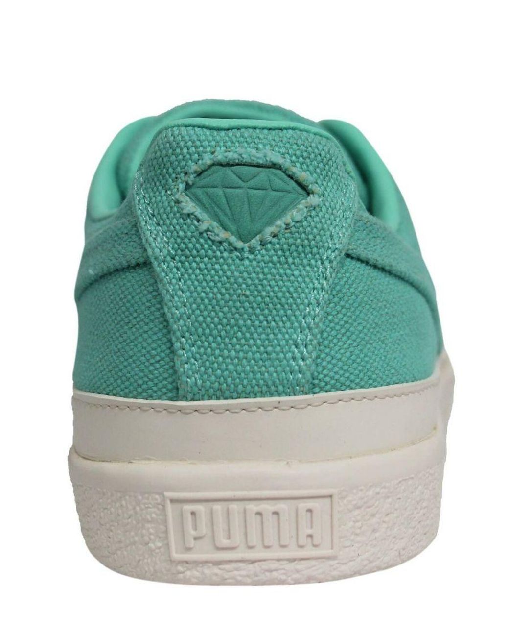 PUMA Clyde X Diamond Supply Co Textile Low Lace Up Trainers 365651 01 ...